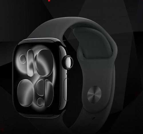 Часы Apple Watch Series 11 46 мм, черный/черный, M/L