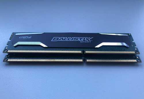Оперативная память Crucial DDR3 1600 8Gb kit