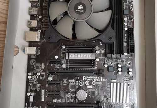 Сборка Gigabyte ga-970a-ds3p + fx 6120 + 2x4gb ram