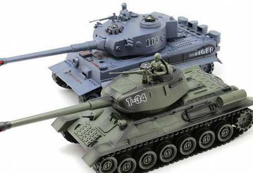Р/у танковый бой T34 и Tiger 1:28 - ZEG-99824
