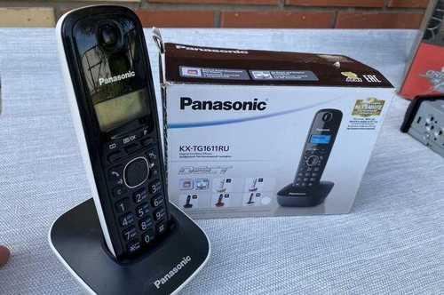 Цифровой беспроводной телефон panasonic kx tg1611