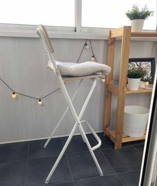 Стулья барные IKEA Франклин с подушками Складные