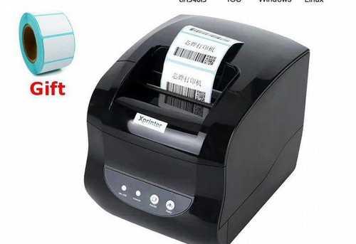 Новый термопринтер Xprinter 365B, 20-80 mm