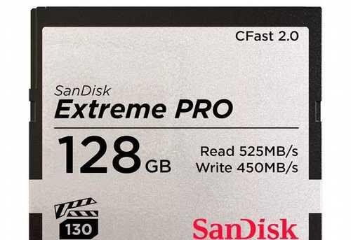 Карта памяти SanDisk CFast 128GB Extreme Pro R525