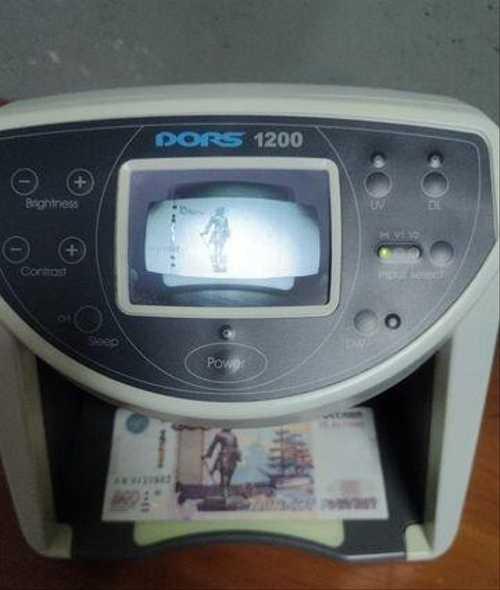 Просмотровый детектор банкнот dors 1200