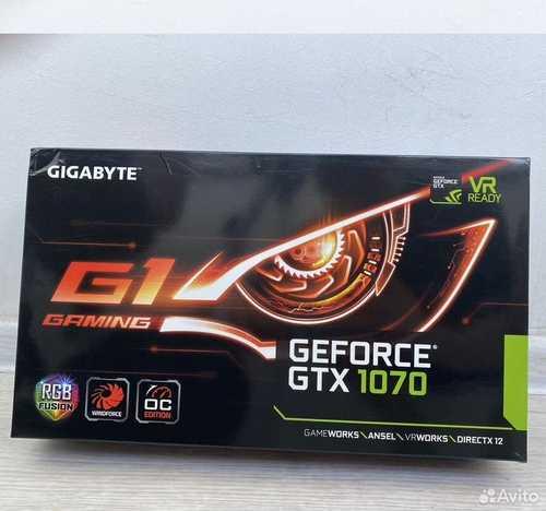 Видеокарта geforce gtx 1070 g1 gaming 8gb