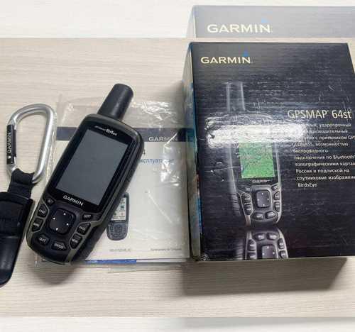 Навигатор Garmin GPSmap 64st "полный комплект"