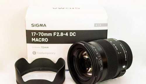 Canon Sigma AF 17-70mm f/2.8-4.0 DC Macro HSM OS+