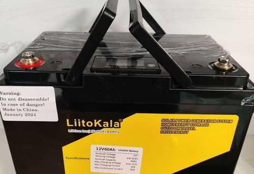 Аккумулятор lifepo4 12v 60Ah для эхолота