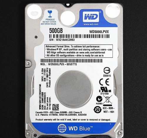 Жесткий диск WD 500Gb 2.5"