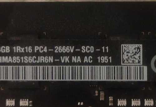 Hynix 4GB 1Rx16 PC4-2666V-SCO-11