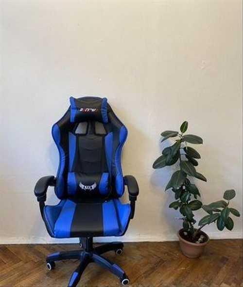Комьютерное игровое геймерское кресло с массажем