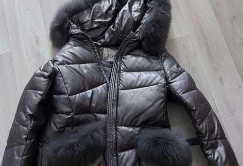 Куртка кожаная женская 42-44 зима