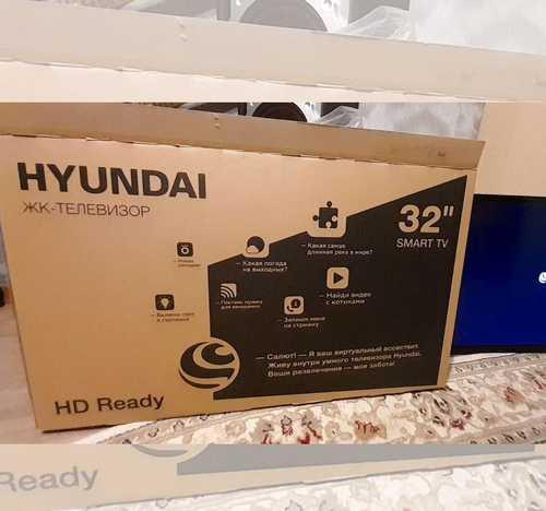 Телевизор 32 дюйма hyundai h-led32bs5001