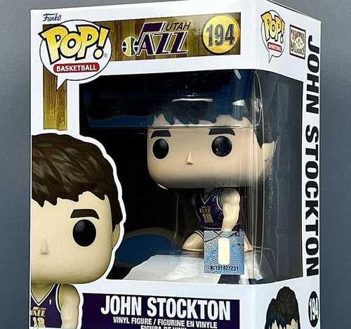 Funko Pop 194 John Stockton Utah Jazz Basketball