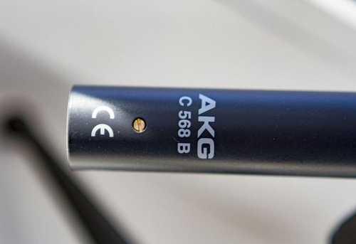 AKG C568B конденсаторный микрофон,шумит