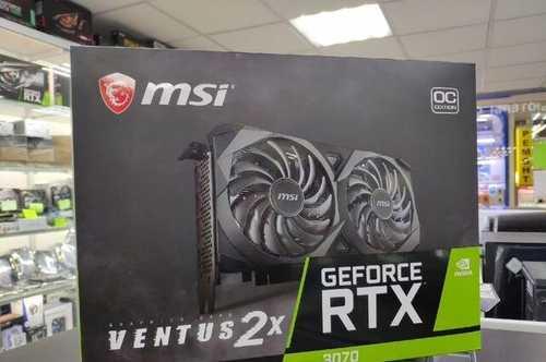 Видеокарта MSI GeForce RTX 3070 ventus 2X OC 8GB