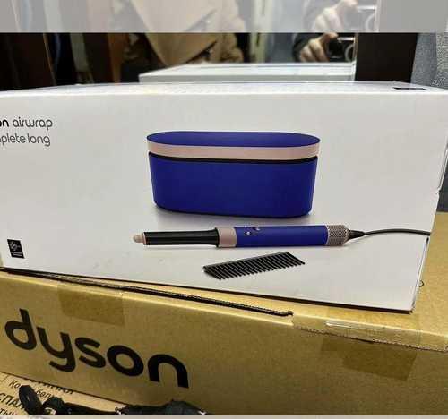 Стайлер dyson complete long hs05 blue blush