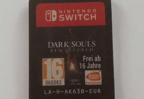 Dark souls remastered nintendo switch картридж