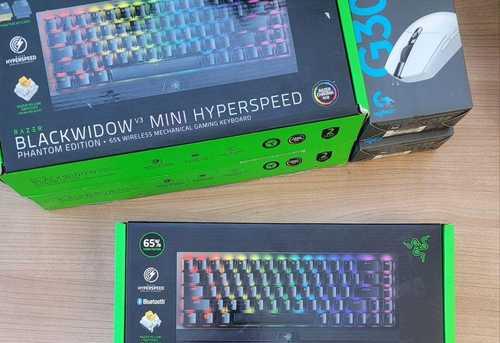 Клавиатура беспроводная razer blackwidow v3 mini