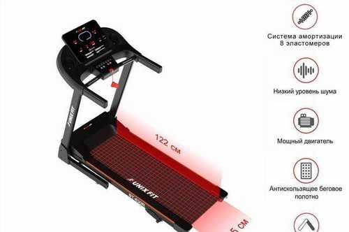 Беговая дорожка unixfit ST-630R Black