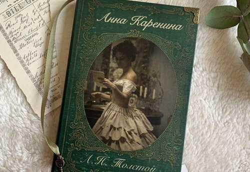 Книжный блокнот ручной работы «Анна Каренина»