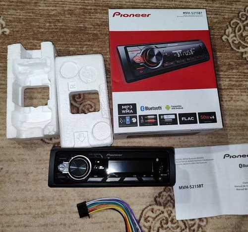 Автопроигрыватель Pioneer MVH-S215BT Flac