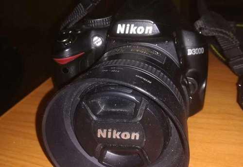Зеркальный фотоаппарат nikon d 3000
