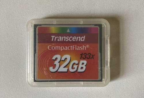 Compact flash Transcend 32 gb