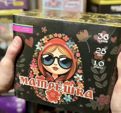 Салют Матрешка 36 залпов в Нижнем Новгороде