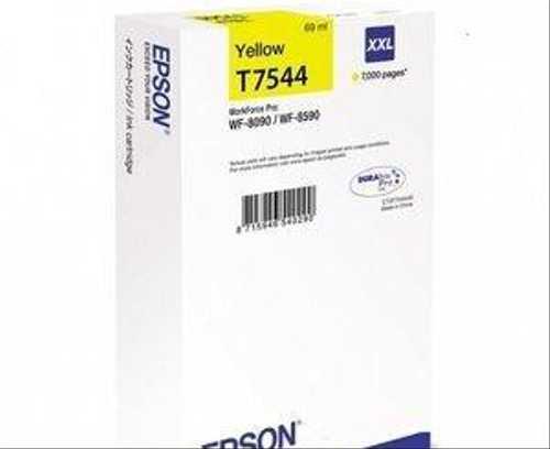 Картридж Epson C13T754440 Yellow Желтый