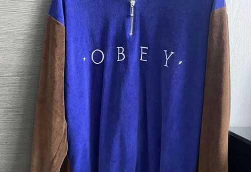 Велюровый свитшот Obey