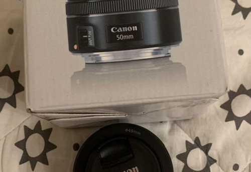 Объектив Canon EF 50мм 1.8 stm