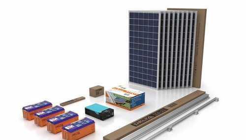 Солнечная электростанция solar ECO 5 с углом