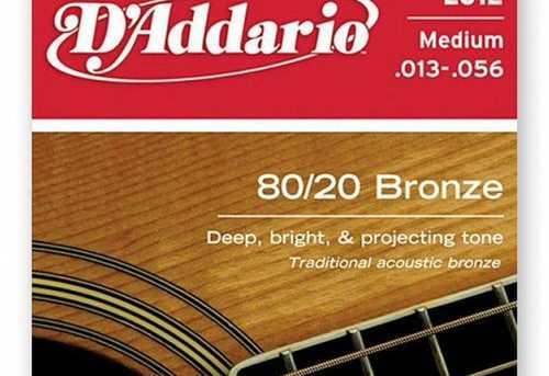 Струны для акустической гитары D'Addario Bronze E