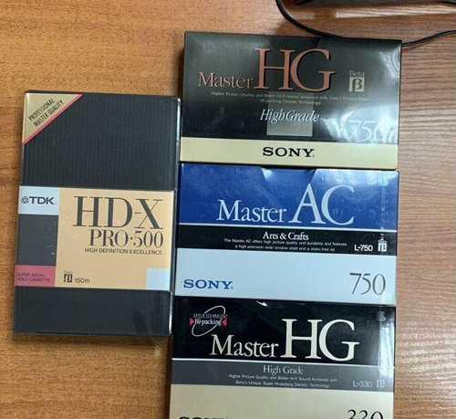 Видеокассеты новые Sony, TDK Betamax