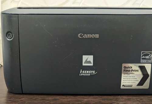 Принтер лазерный canon i-sensys lbp6000b