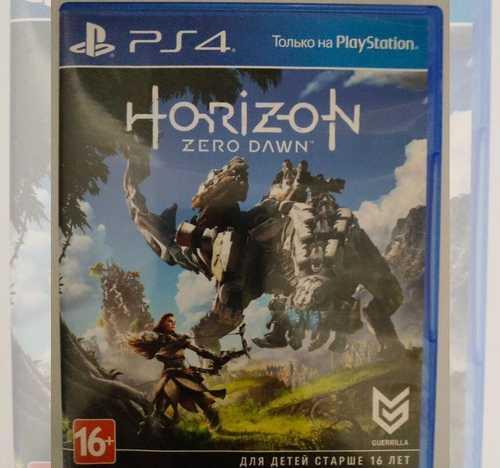 Диск на ps4 Horizon zero dawn б/у