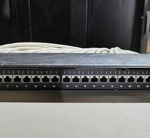 Патч-панели amp netconnect Cat.6 19" 24 порта