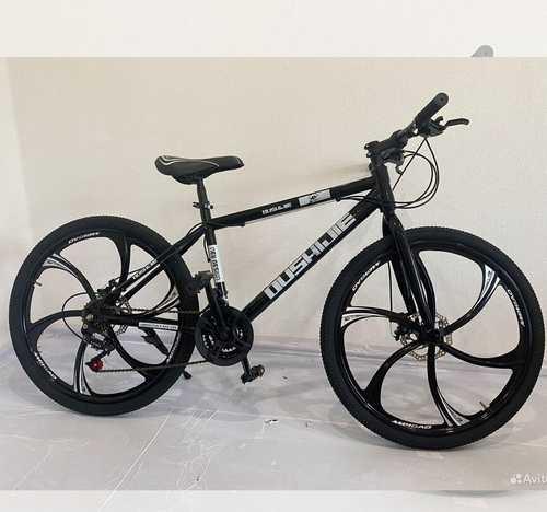 Велосипед с литыми дисками Черный новый