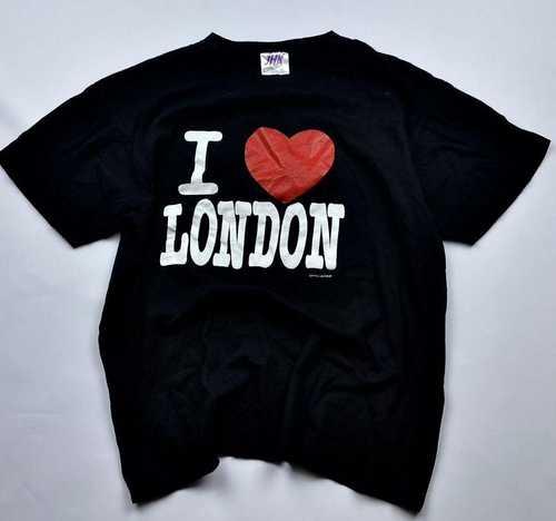 Винтажная футболка I love london Hysteric Balencia