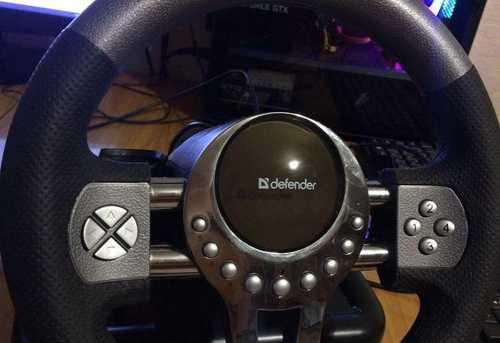 Игровой руль Defender Forsage GTR