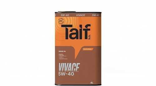 Масло Моторное taif vivace 5W-40 4L SN