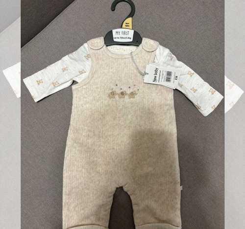 Комплект mothercare 0-1 мес новый