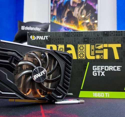 Видеокарта Palit GF GTX 1660 Ti - 6 Gb Гарантия