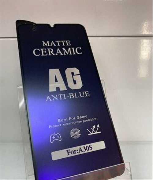 Защитное стекло Samsung Galaxy A30S керамическое