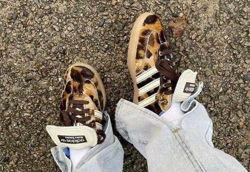 Кроссовки Adidas samba Pony wales bonner leopard