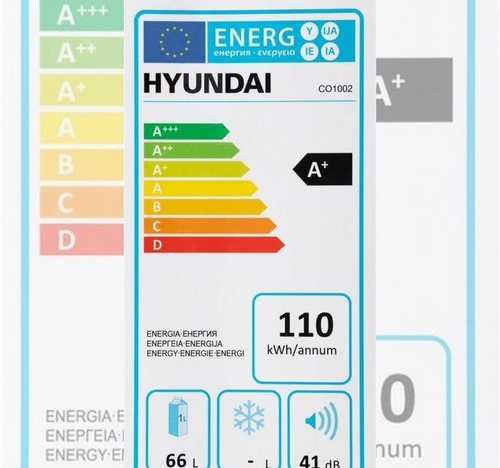 Холодильник Hyundai CO1002 1-нокамерн. серебристый