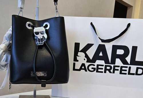 Сумка мешок Karl lagerfeld (натуральная кожа)