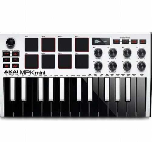 Akai PRO MPK mini mk3 White